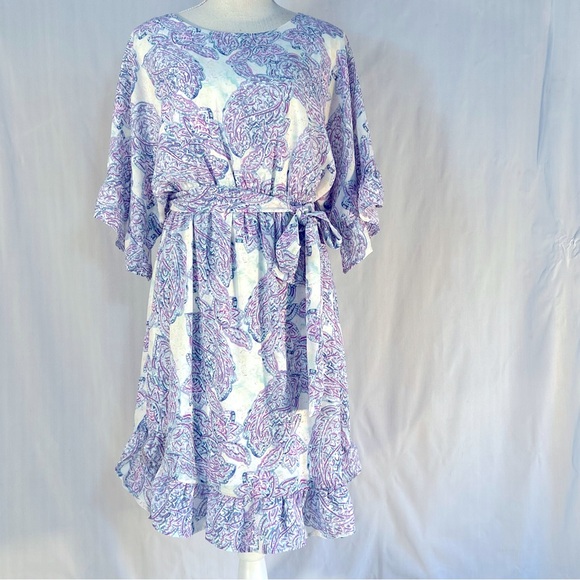 ANDREE BY UNIT | Dresses | Andree By Unit Dress Lavender Blue Paisley ...